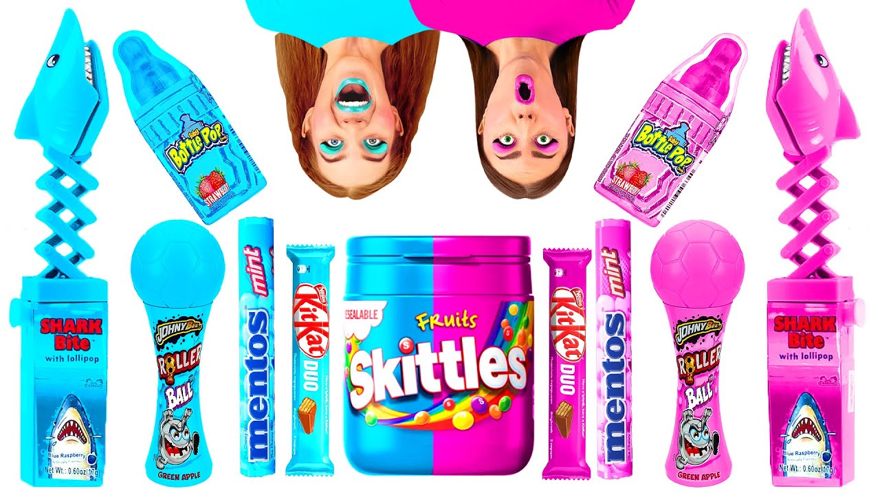 Pink Food vs Blue Food Color Challenge | Awesome Kitchen Hacks by ...