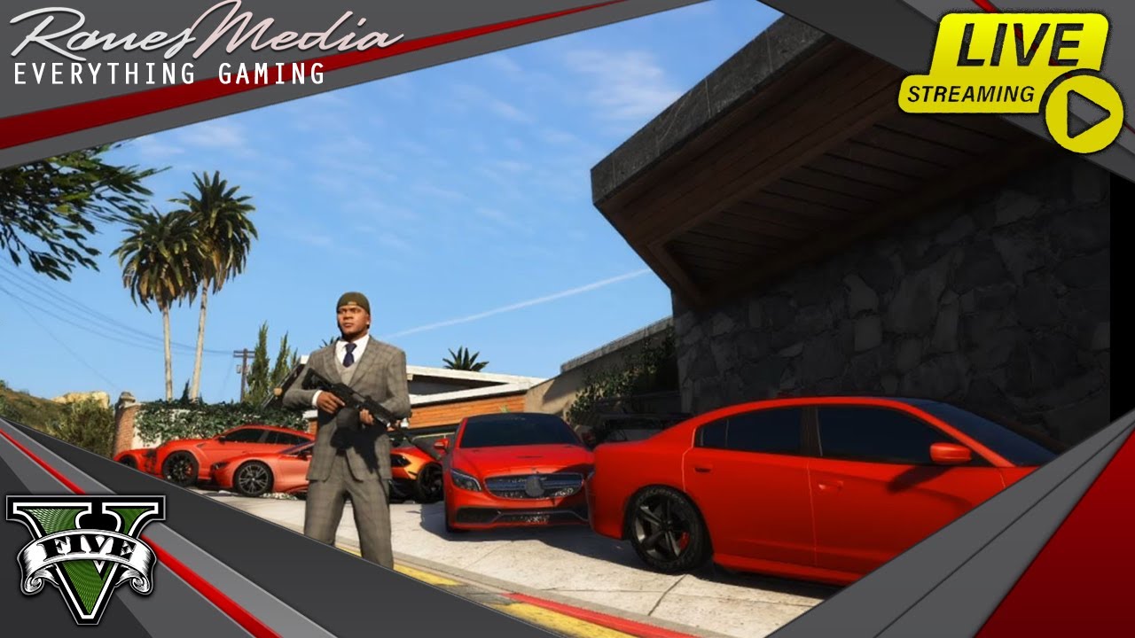 GTA5 Live🔴 Dodge Charger Hellcat | Real Life Mod - YouTube