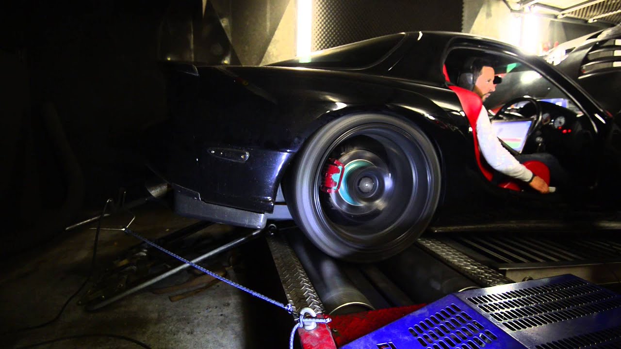 FD3S RX7 EFR 7670 Street Port Dyno Run E70 - YouTube