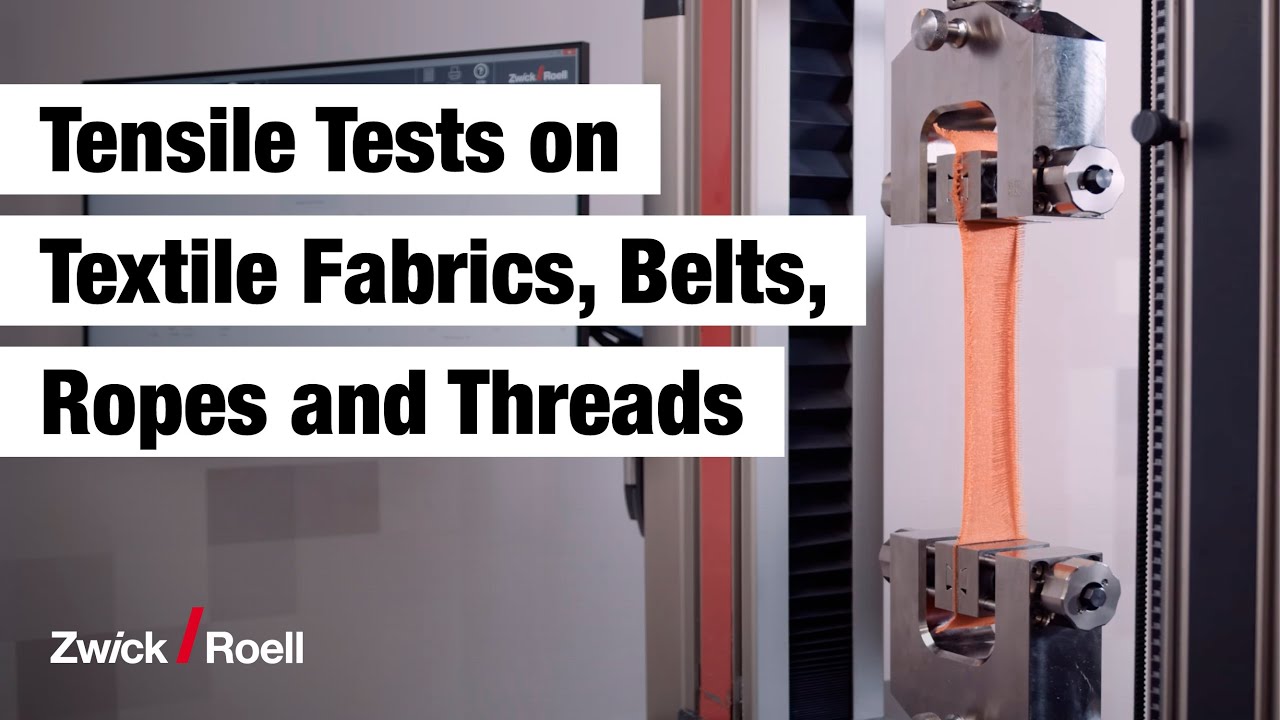 Tensile tests on Textiles | Tensile tests on textile fabrics, belts ...