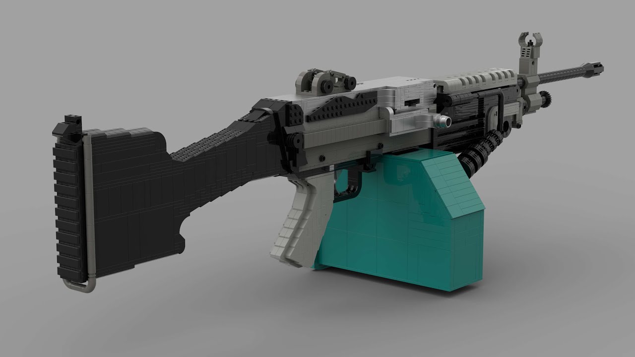 Custom LEGO Gun MOC: FN M249 [COD4] - YouTube