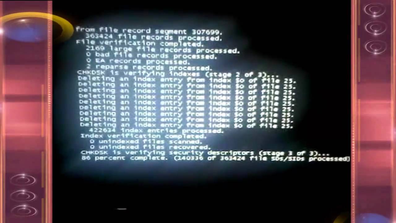 XP Reboot Loop PART 7 of 7 - SOLVED using Windows 7 Boot time CHKDSK ...