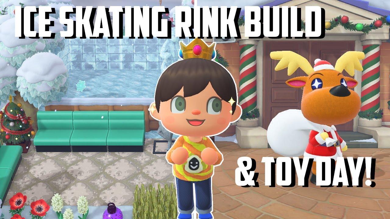Ice Skate Rink Build & Toy Day. Ewetopia: Animal Crossing New Horizons ...