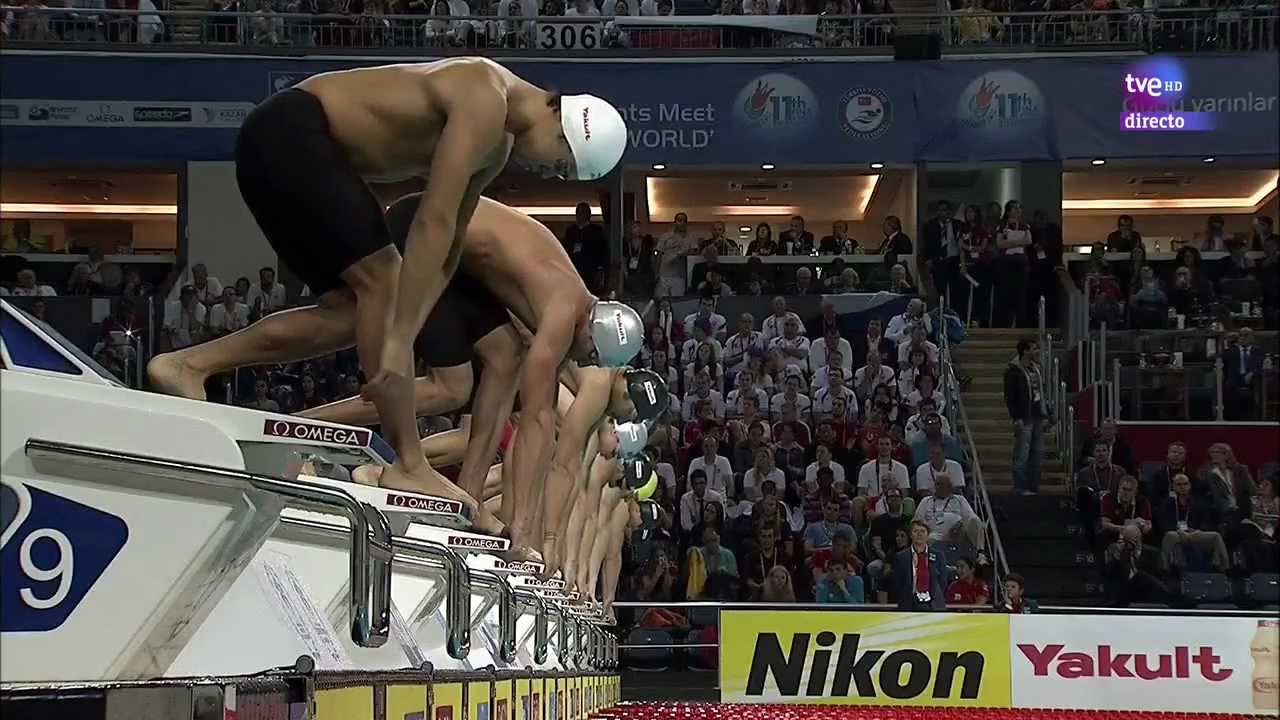 Men's 100m Freestyle semifinals FINA World Swimming Championships (25M ...