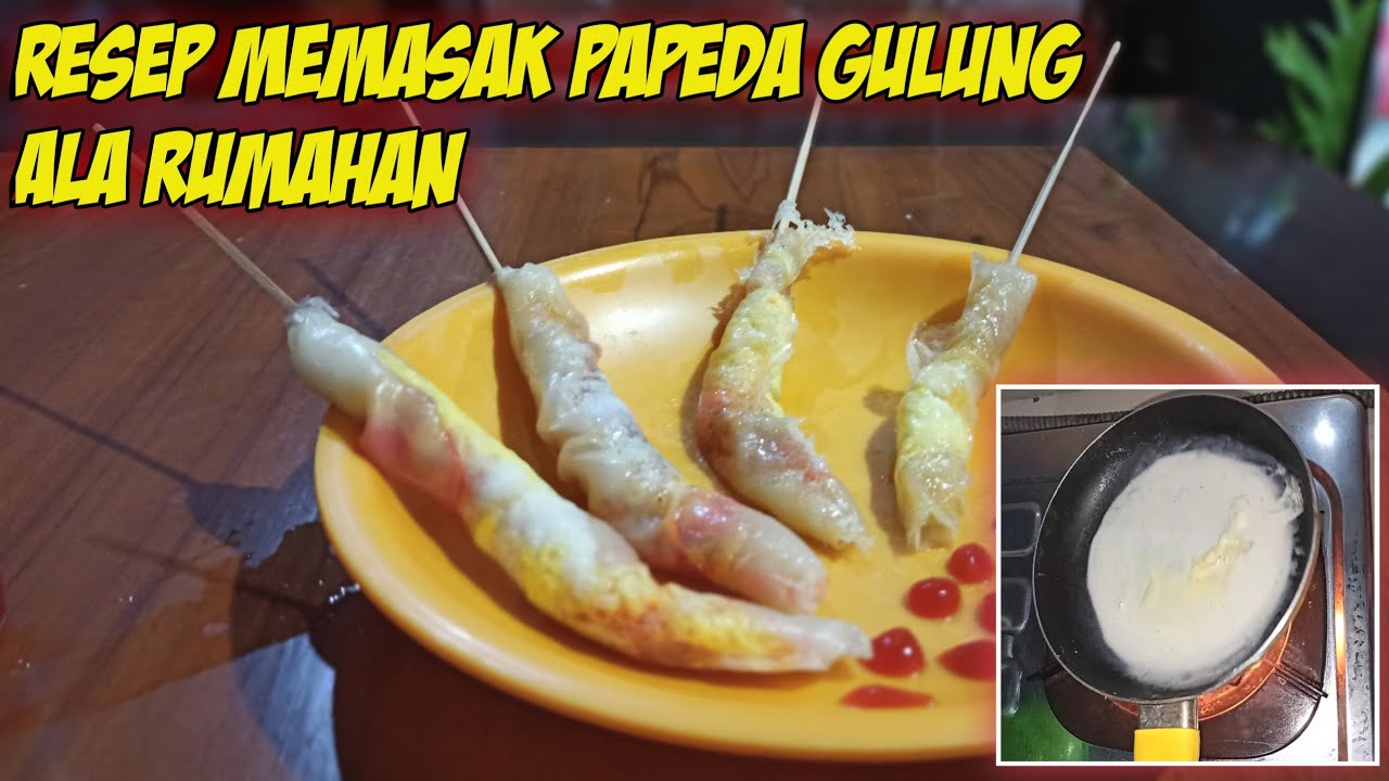 Cara Membuat Cilung Papeda Rasa Balado - YouTube
