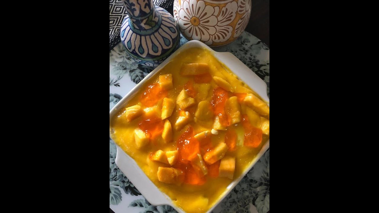 Mango delight | mango dessert|sweet dish of mango |creamy delight - YouTube
