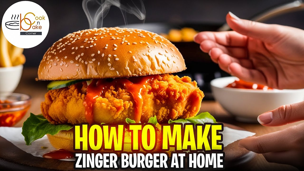 Hamburguesa Zinger Paso A Paso