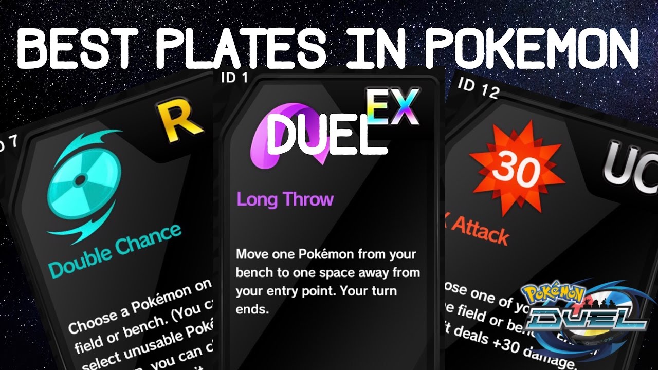 POKEMON DUEL - THE BEST PLATES IN THE GAME - YouTube