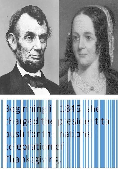 Thanksgiving Holiday | Sarah Josepha Hale and Abraham Lincoln - YouTube