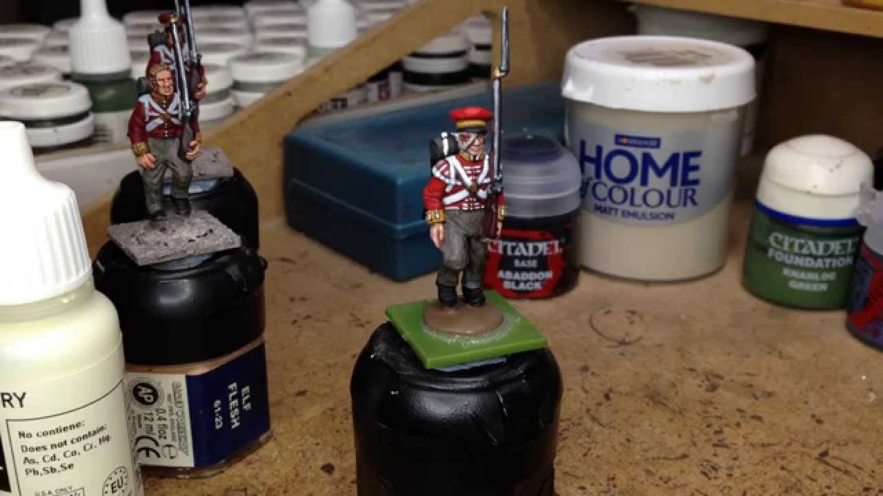 Painting Hanoverian Napoleonic Infantry part 3 - YouTube