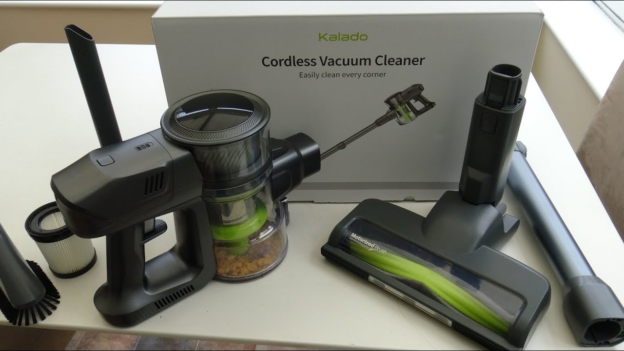 Kalado KCV01 Cordless Vacuum Cleaner With 40 Minutes Runtime - YouTube
