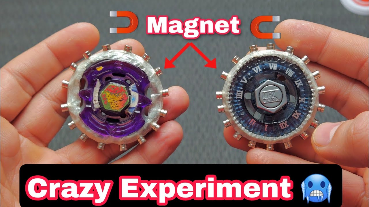 What Happen If We Put Magnet On Beyblades ? - YouTube
