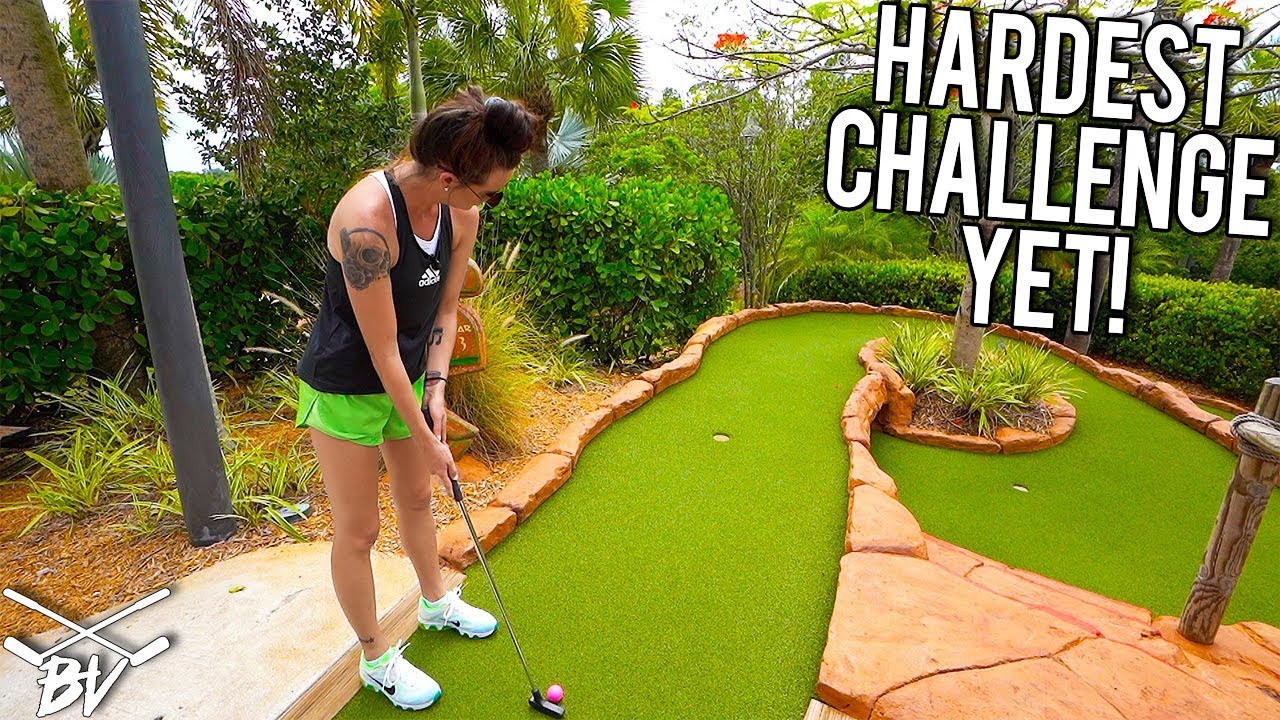 The MOST RIDICULOUS Mini Golf Challenge We Have Ever Faced! - YouTube