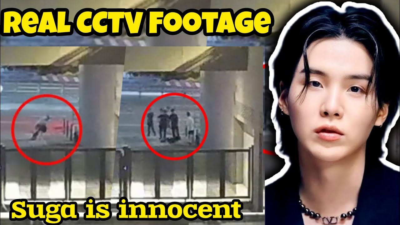 Suga Accident real CCTV footage 😱, Suga videos, BTS news, BTS update # ...