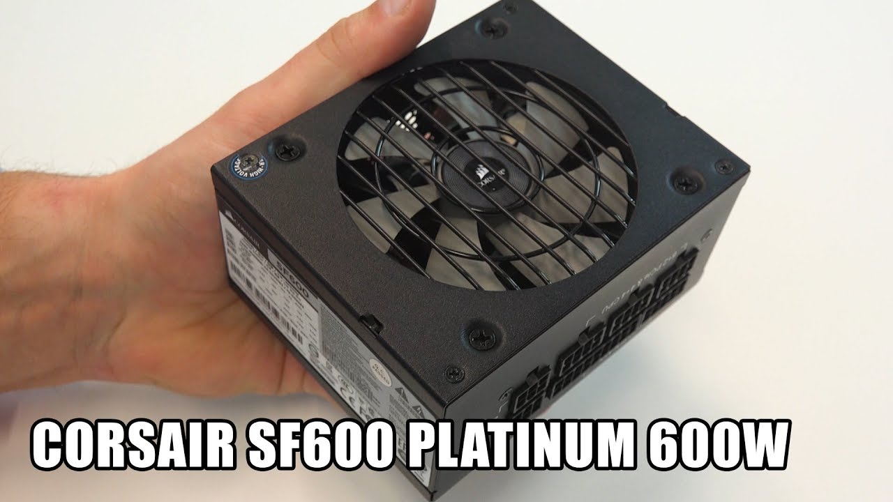 Corsair SF600 Platinum 600W SFX voeding review - Hardware.Info TV - YouTube