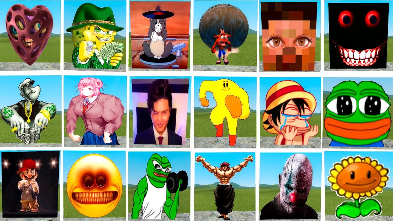 Random Nextbots Pack In Garry's Mod \ Gmod - YouTube