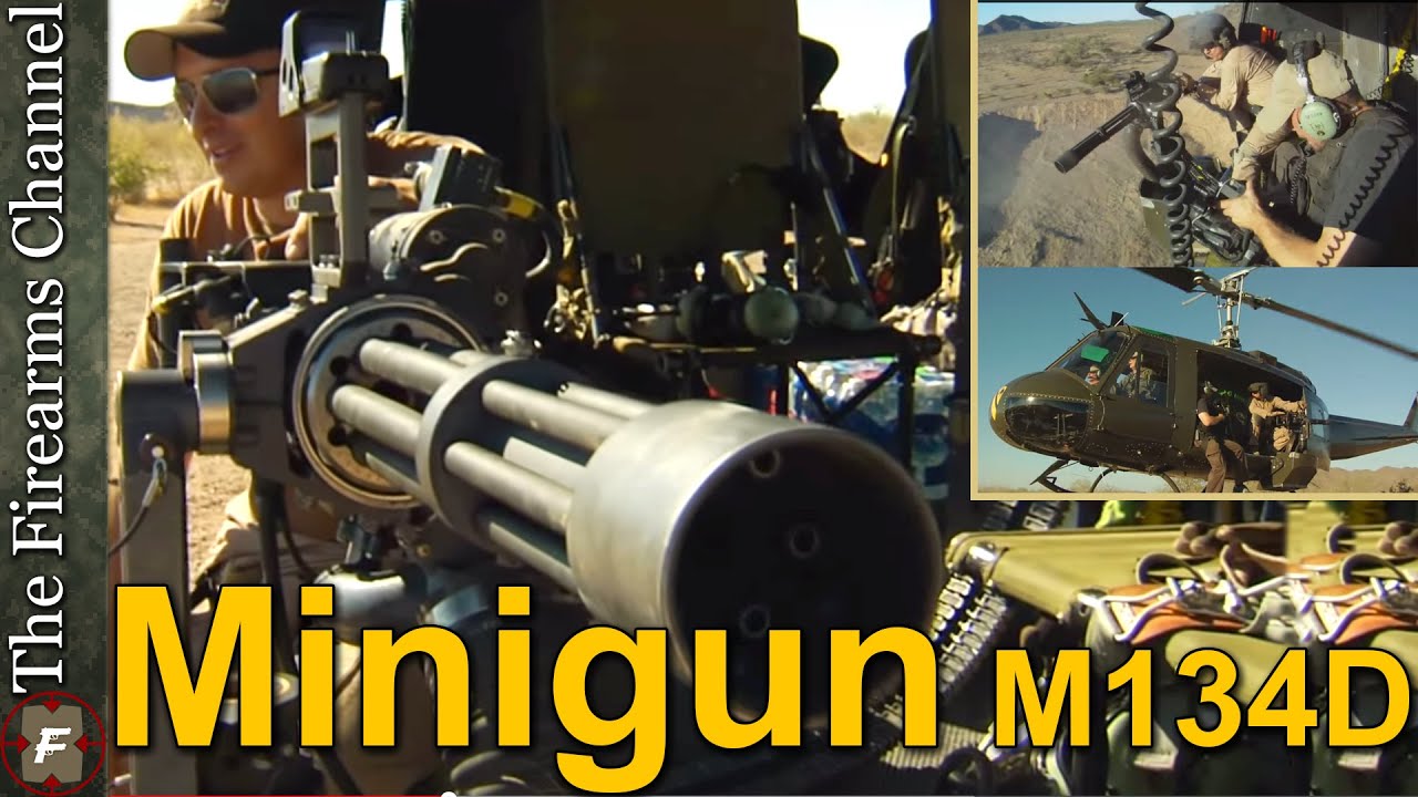 M134 Mini Gun Inside and Out - YouTube