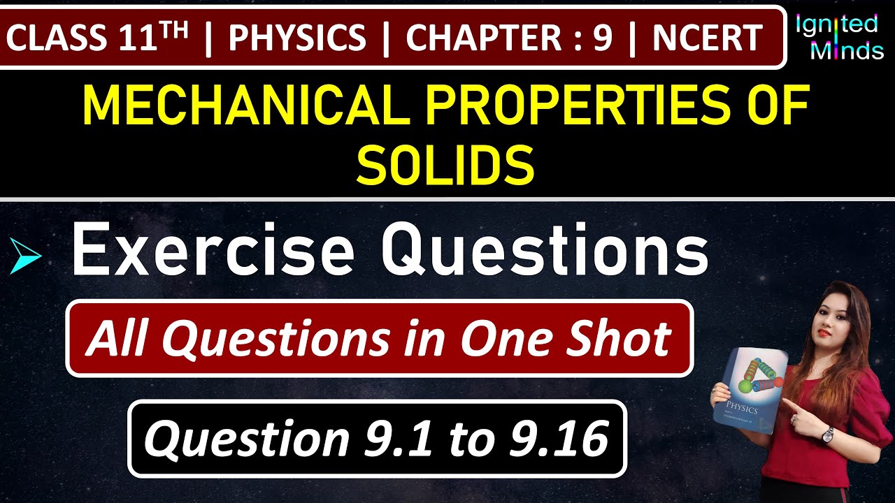 Class 11th Physics Chapter 9 | Exercise Questions (9.1 to 9.16 ...