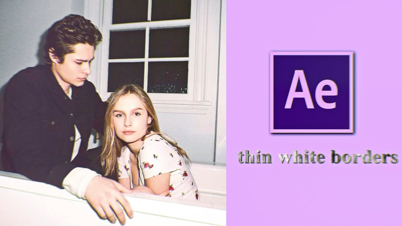 thin borders | after effects tutorial - YouTube