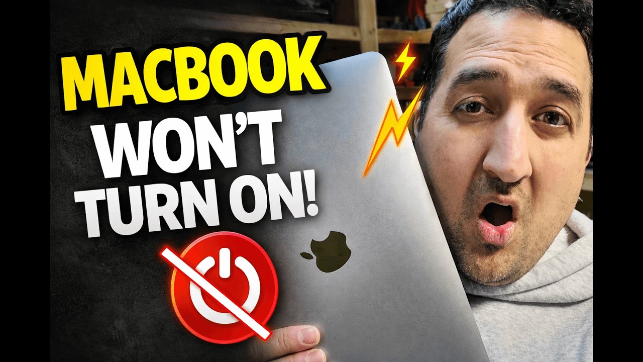 Dead Macbook.. Won't Turn ON... - YouTube