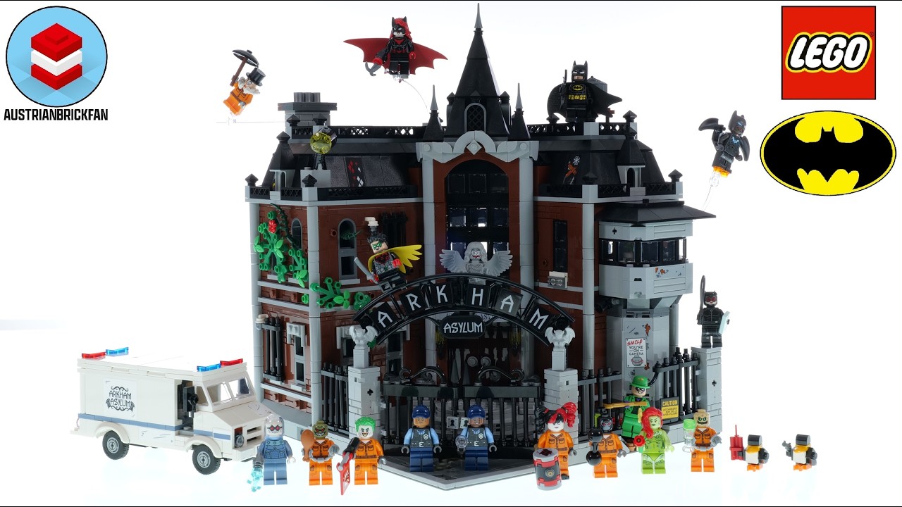 LEGO Batman 76300 Arkham Asylum Speed Build - YouTube