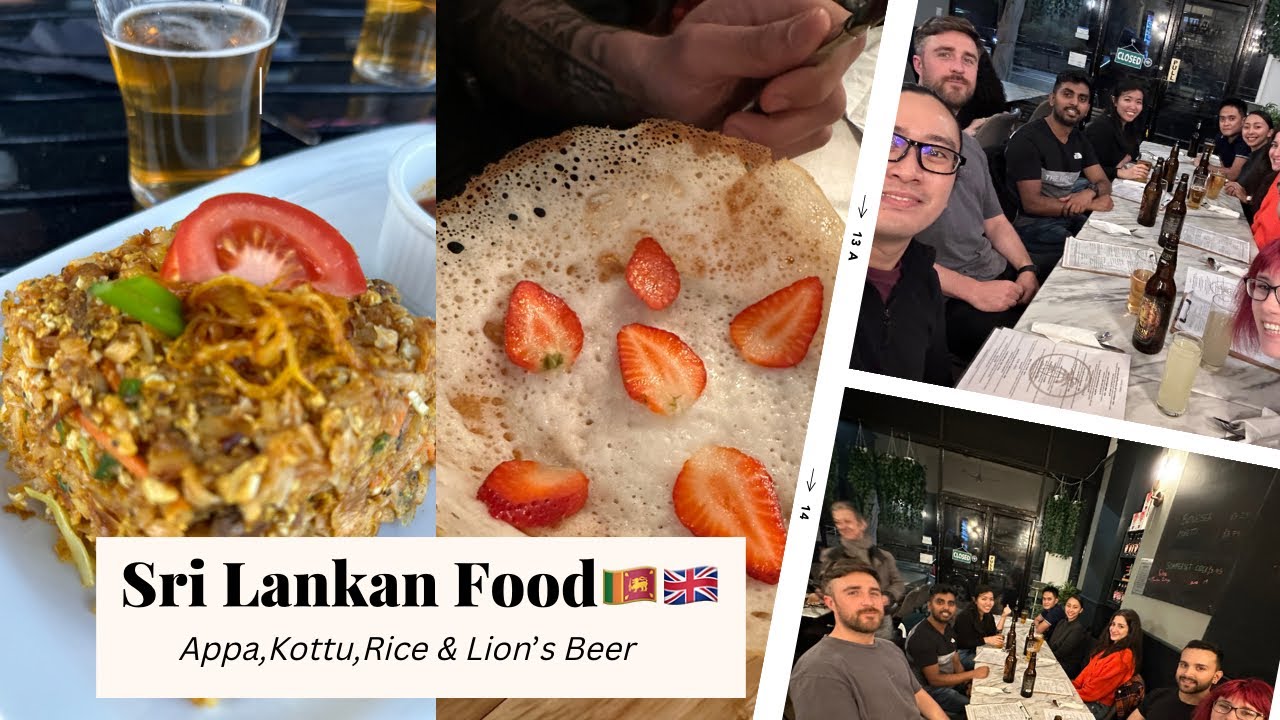Sri Lankan Food, Teaching Them How to use hand to Eat SL Food😁🍚🍝🍲🍻🇱🇰🇬🇧 ...