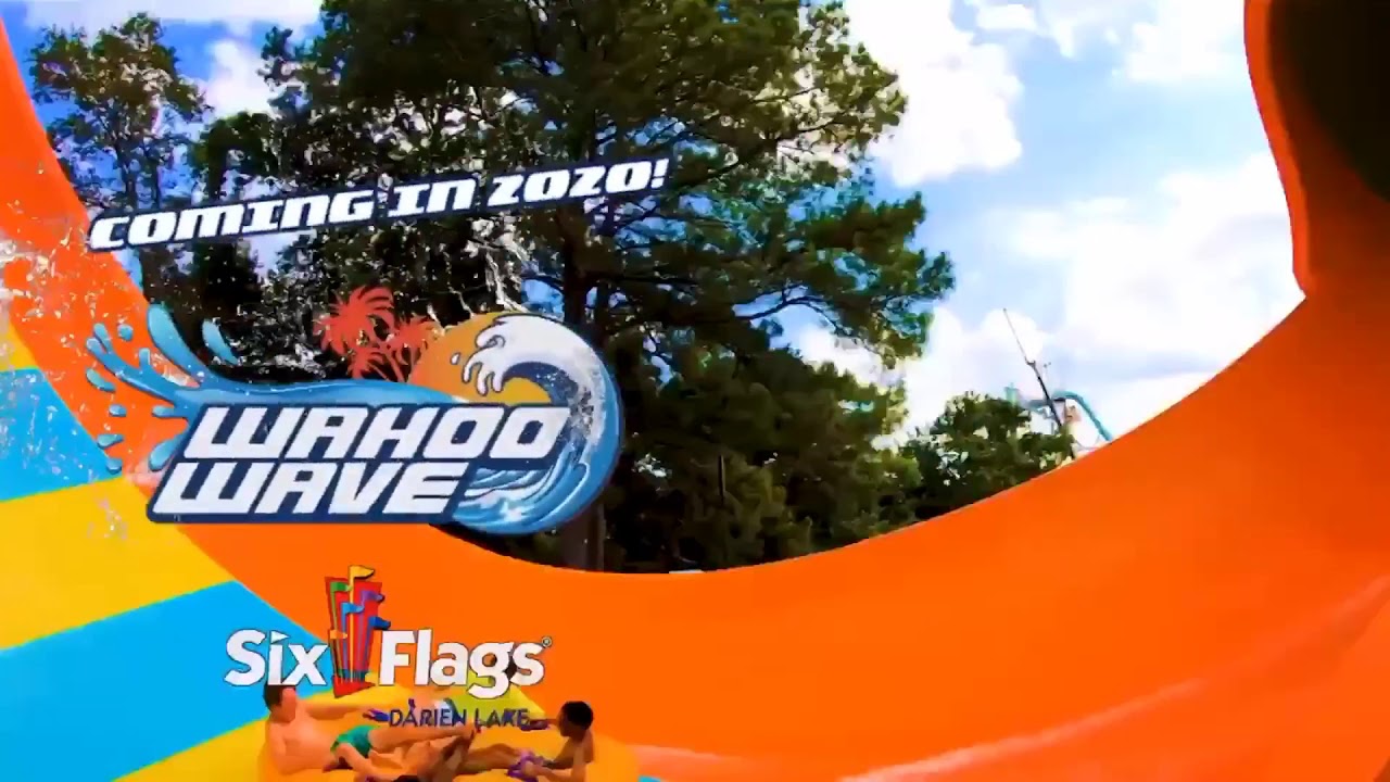 Wahoo wave new for 2020 at Six Flags Darien Lake Family raft water ...