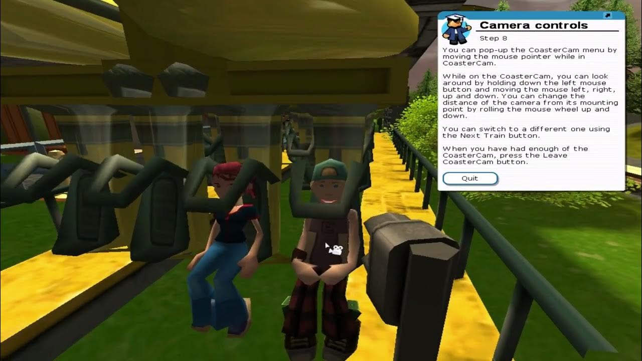 Roller Coaster Tycoon 3 Camera Controls Tutorial - YouTube