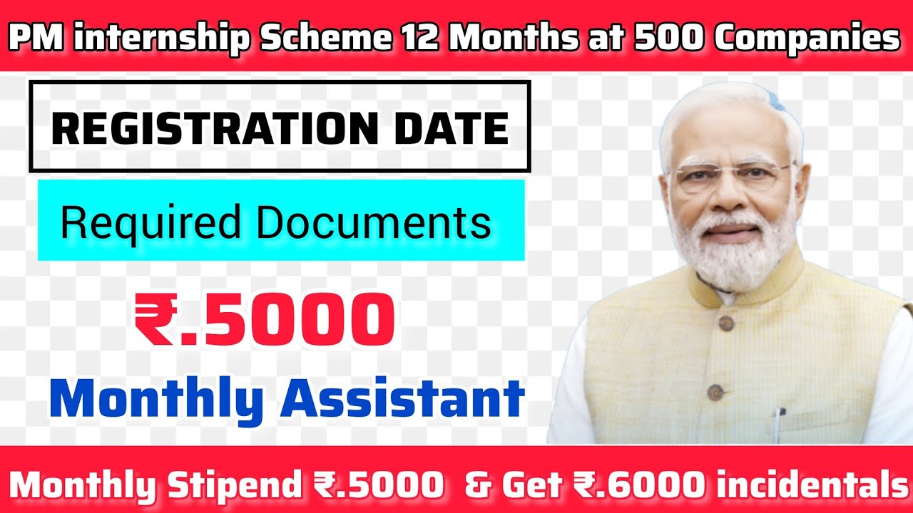 PM Internship Scheme 2024 | Registration Date | Required Documents ...