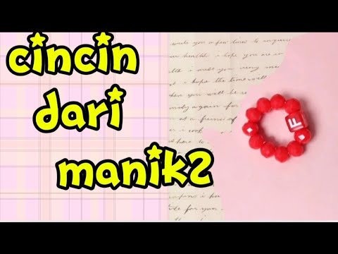 TUTORIAL BUAT CINCIN MANIK MANIK SIMPEL