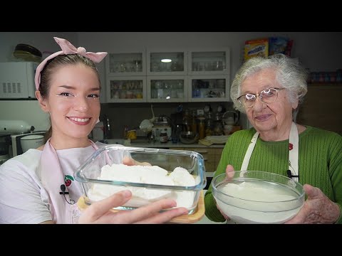 KAKO SE PRAVI PODLIVENI SIR - Baka uči unuku