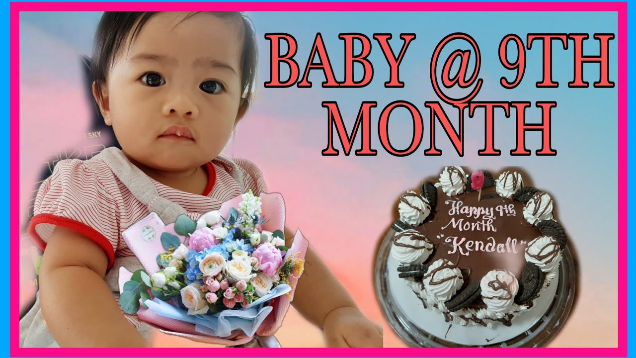 BABY@ 9 MONTHS | SIMPLE CELEBRATION | FAMILY VLOG | MOMSHIE REN - YouTube
