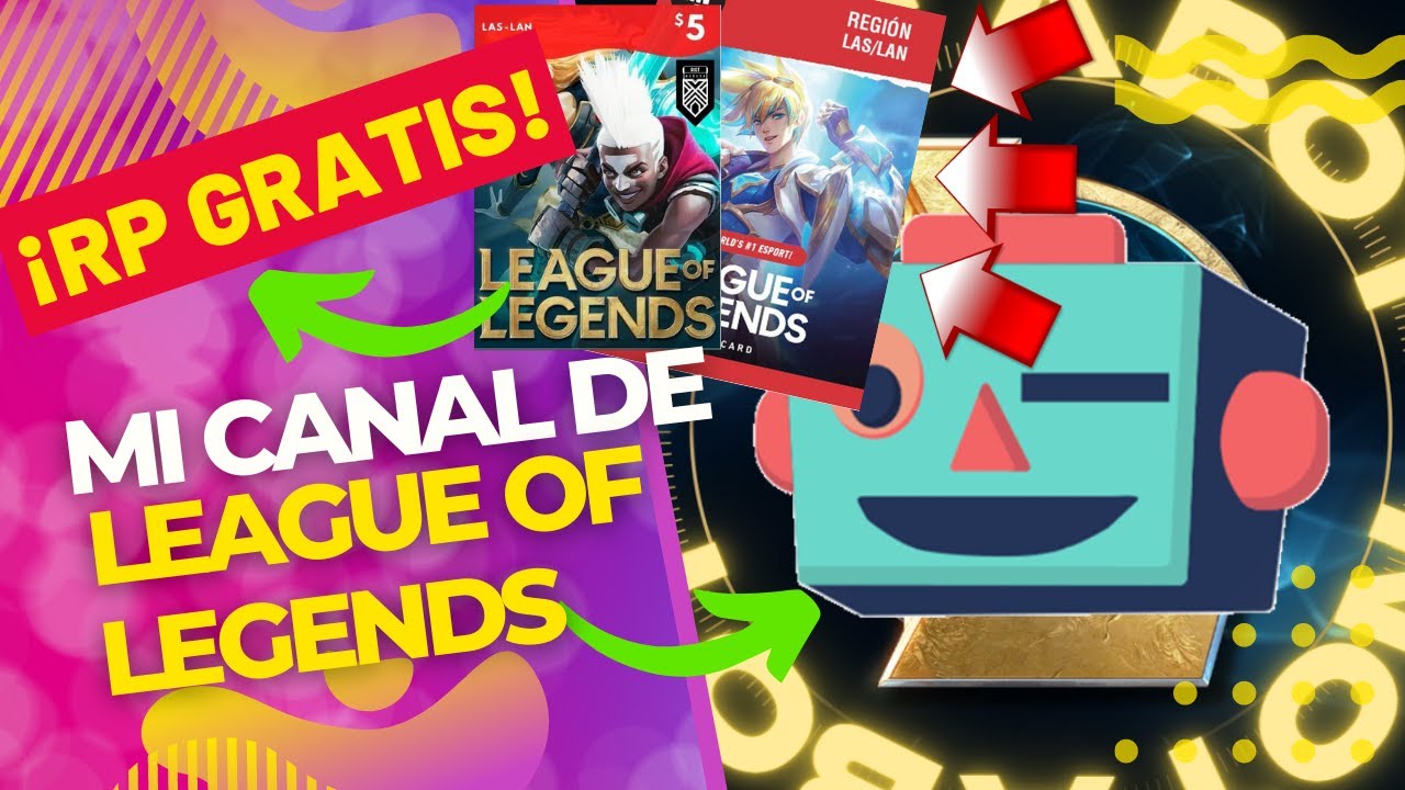 ¡Gana Riot Points Gratis Al Mirar El Canal De Notabot League Of Legends ...