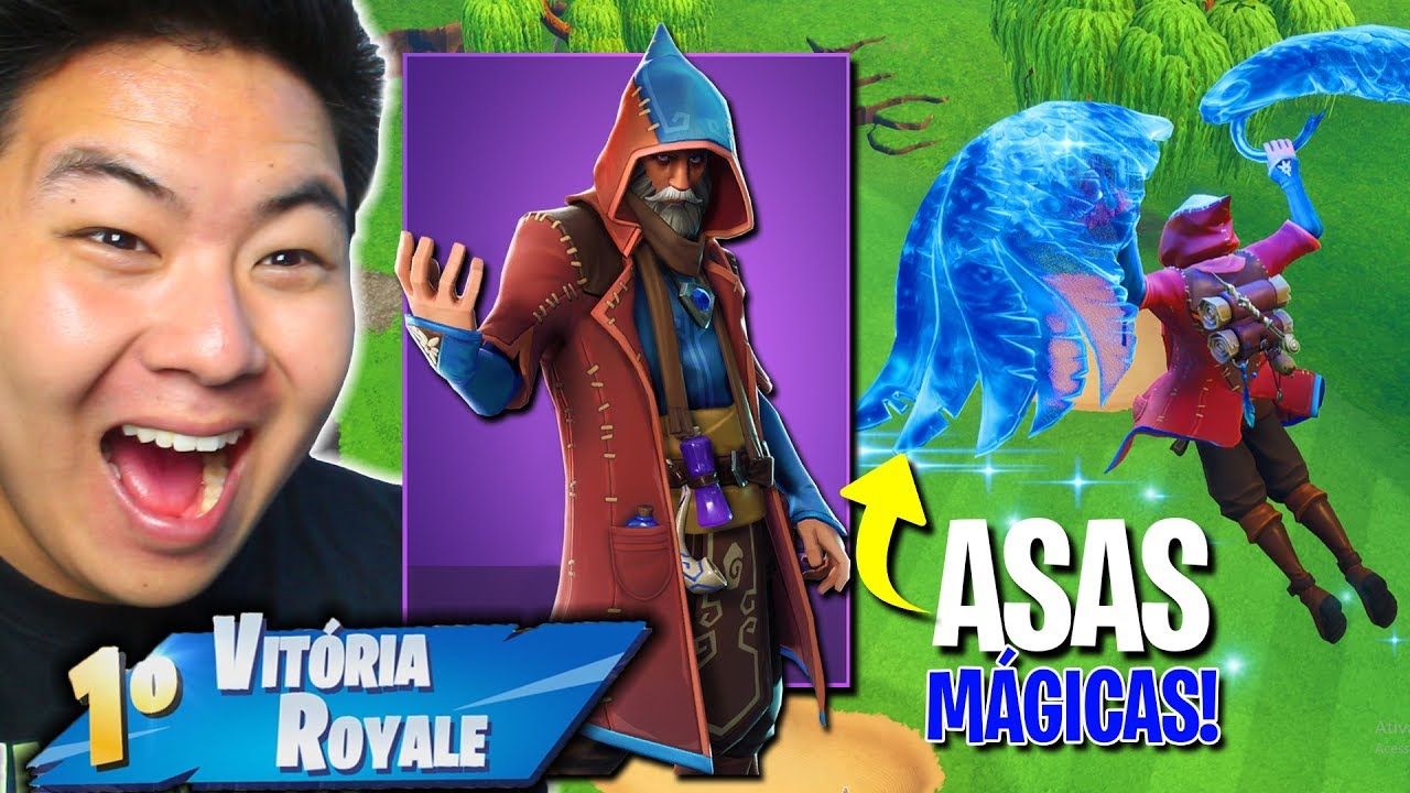 COMPREI A NOVA SKIN ÉPICA DO MAGO E ESTÁ INCRÍVEL!! - Fortnite Battle ...