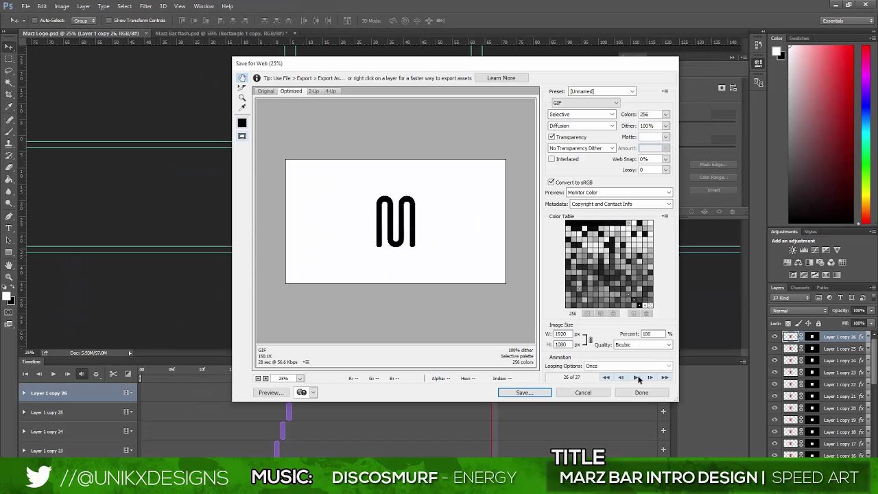 MARZ BAR INTRO DESIGN | SPEED ART - YouTube