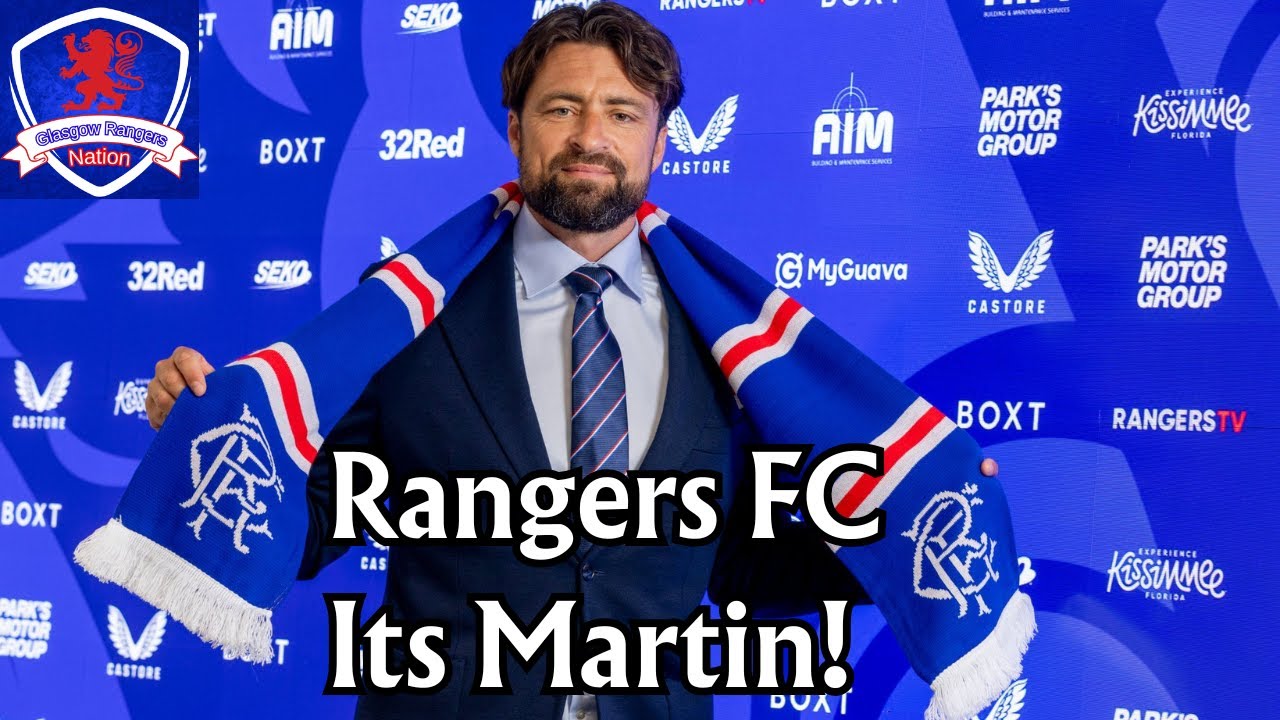 Rangers New Manager Officially Unveiled! - YouTube