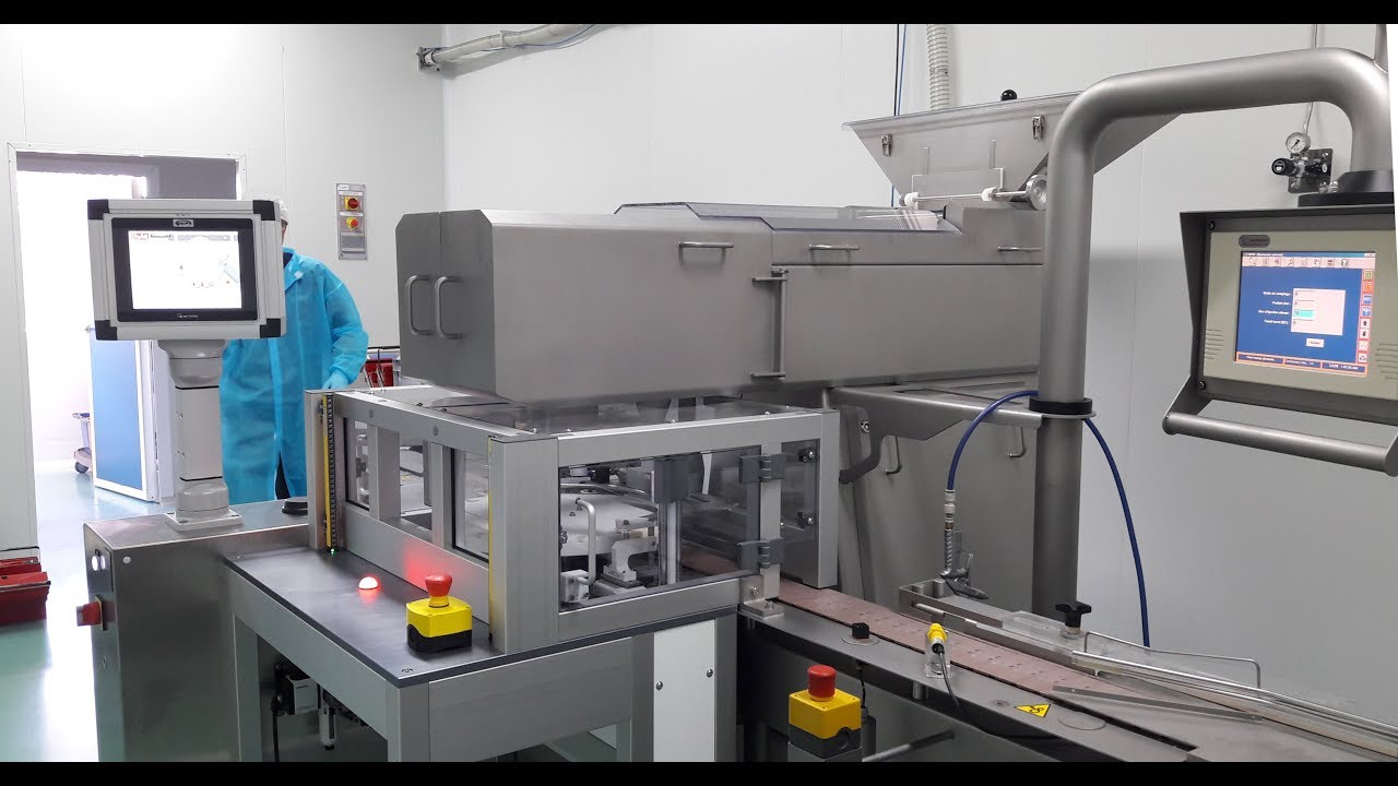 filing line for Aptar csp vial S - YouTube