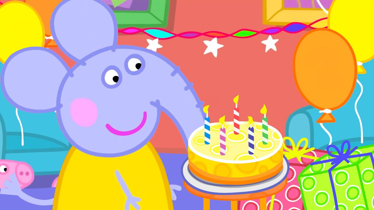 Peppa Pig Celebrates Edmond Elephants Birthday | @PeppaPigOfficial ...