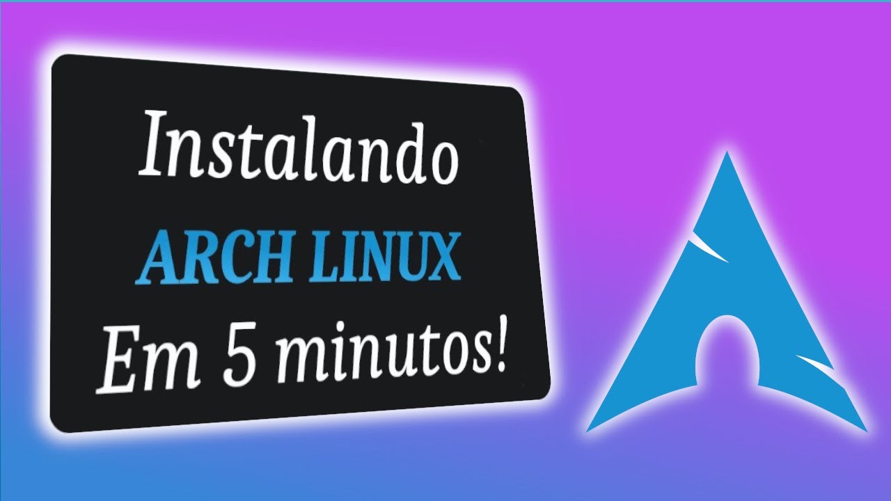Instalando Arch Linux em 5 minutos! Em 2024 - YouTube