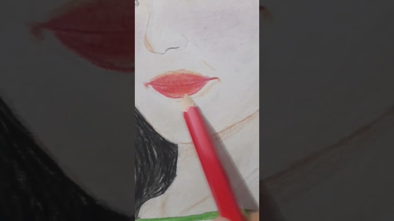 jennie colour pencil sketch/easy jennie sketch blackpink - YouTube