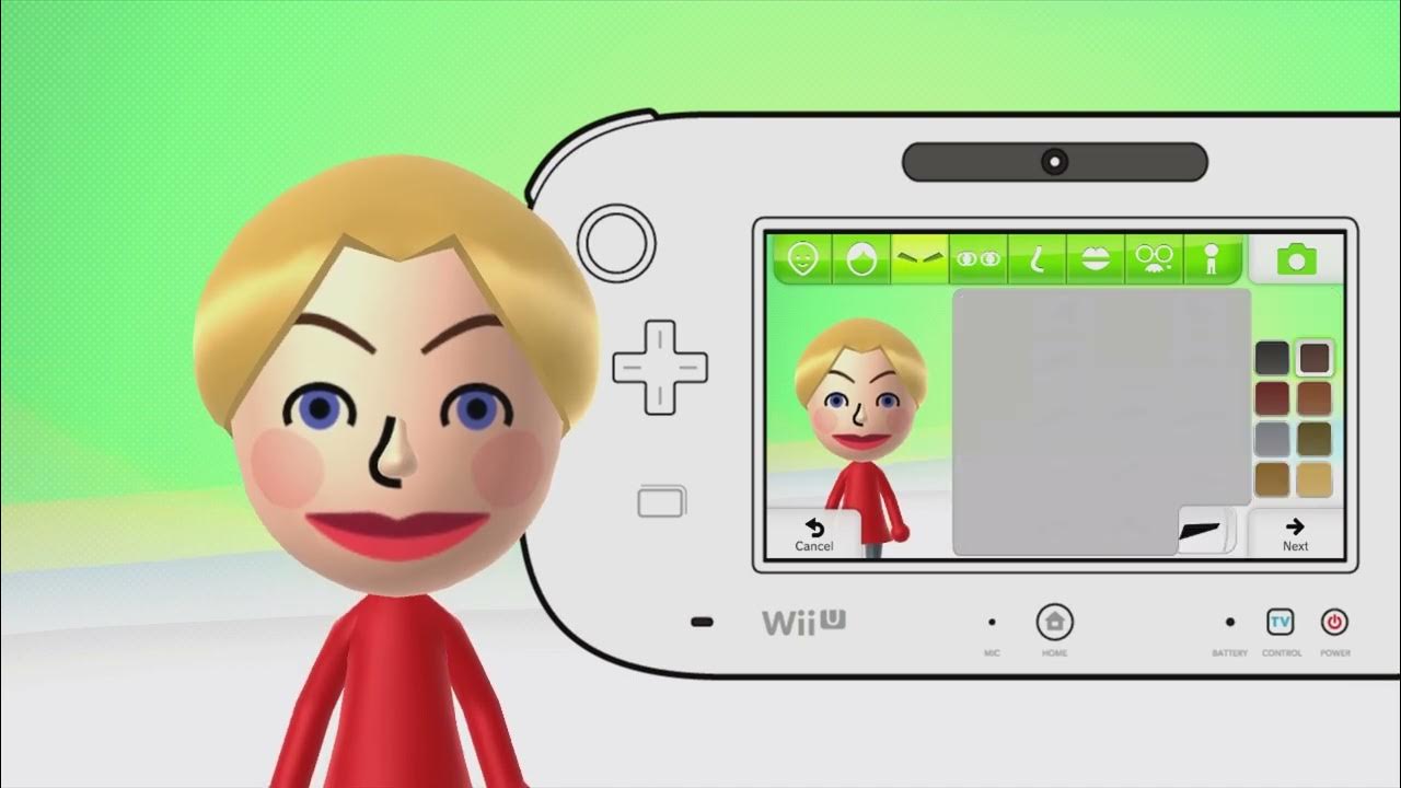 Mii Maker (Wii U) - Julie From Wii Sports - YouTube