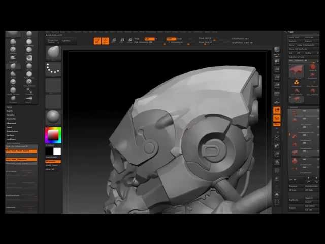 Zbrush Mech Helmet Techniques Tutorials By Michael Pavlovich Zbrushtuts