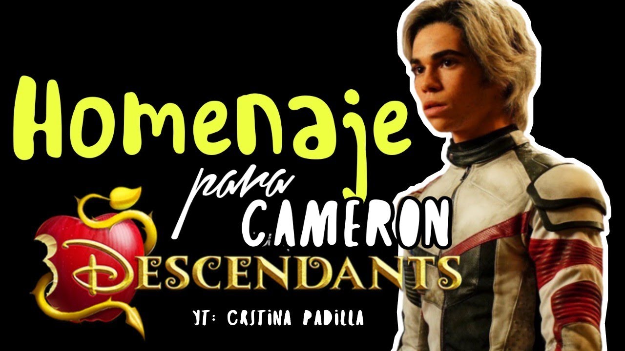 HOMENAJE A CAMERON BOYCE EN EL FINAL DE DESCENDIENTES 3 - YouTube