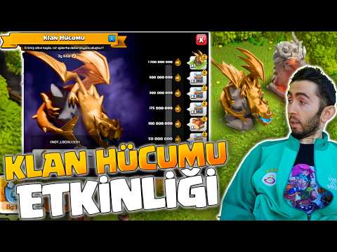 KLAN HÜCUMU ETKİNLİĞİ! - BEDAVA SÜPER DEKOR - CLASH OF CLANS