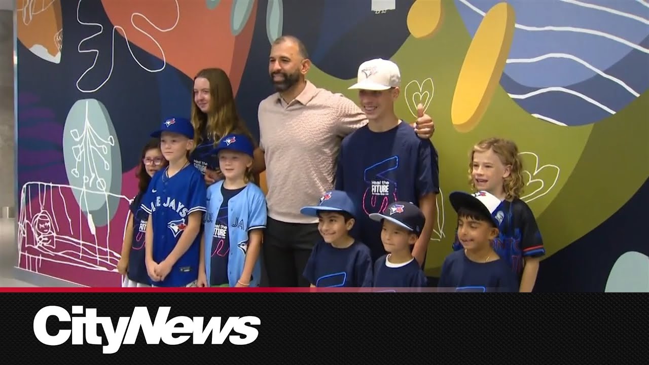 Blue Jays legend going to bat for sick kids - YouTube