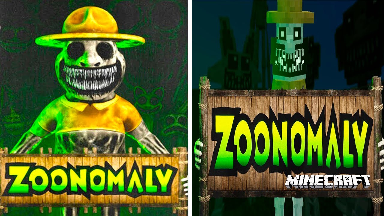 Zoonomaly ALL JUMPSCARES / MINECRAFT PE ADDON - YouTube