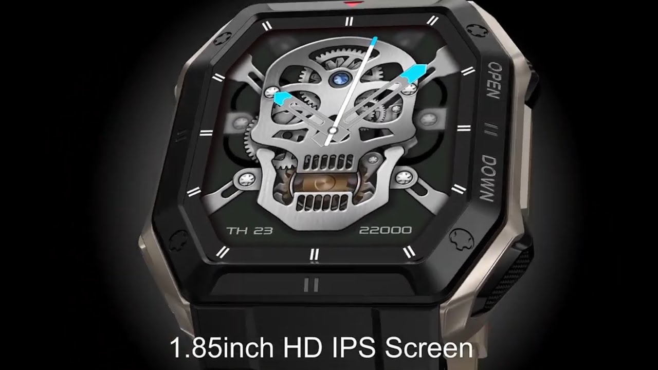 NUBI K55 SMART WATCH, Heart Rate Pulse Clock Fitness Tracker - YouTube