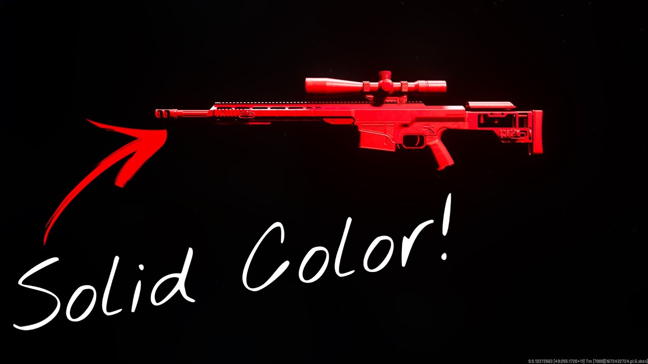*HOW TO GET SOLID COLOR GUNS* MW2 - YouTube