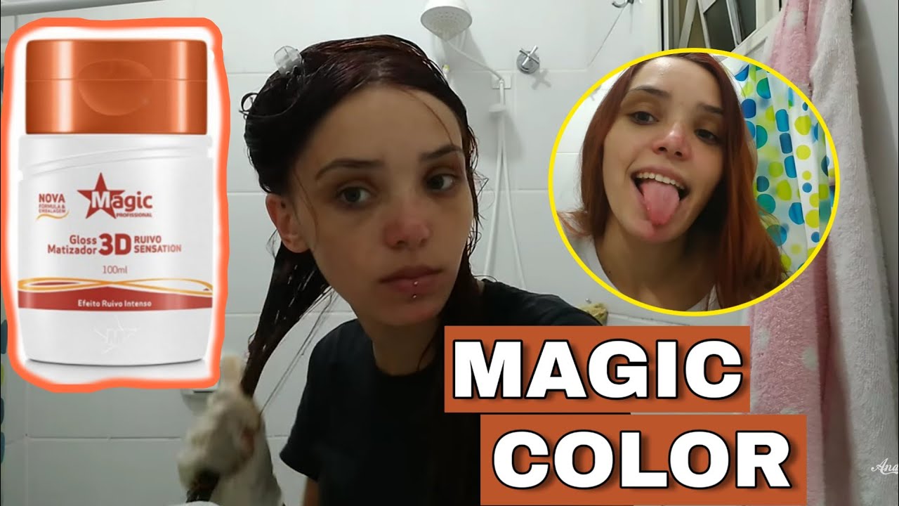 Matizando o Cabelo Com Magic Color 3D - YouTube