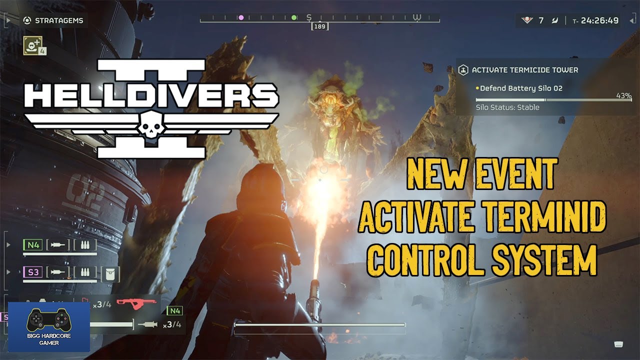 Helldivers 2 - New Event: Activate Terminid Control System - Suicide ...